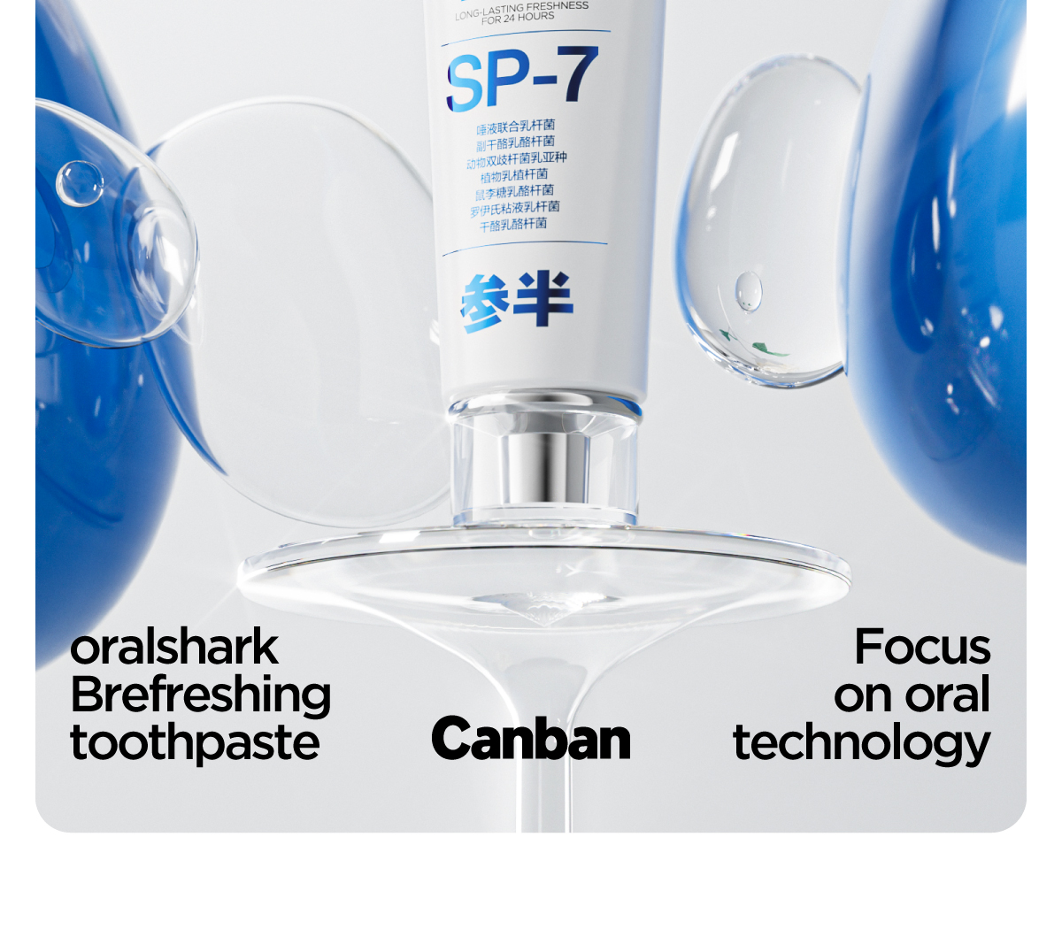 Canban Oral Shark SP-7 Refreshing Whiten Toothpaste (120g) | Shopee ...