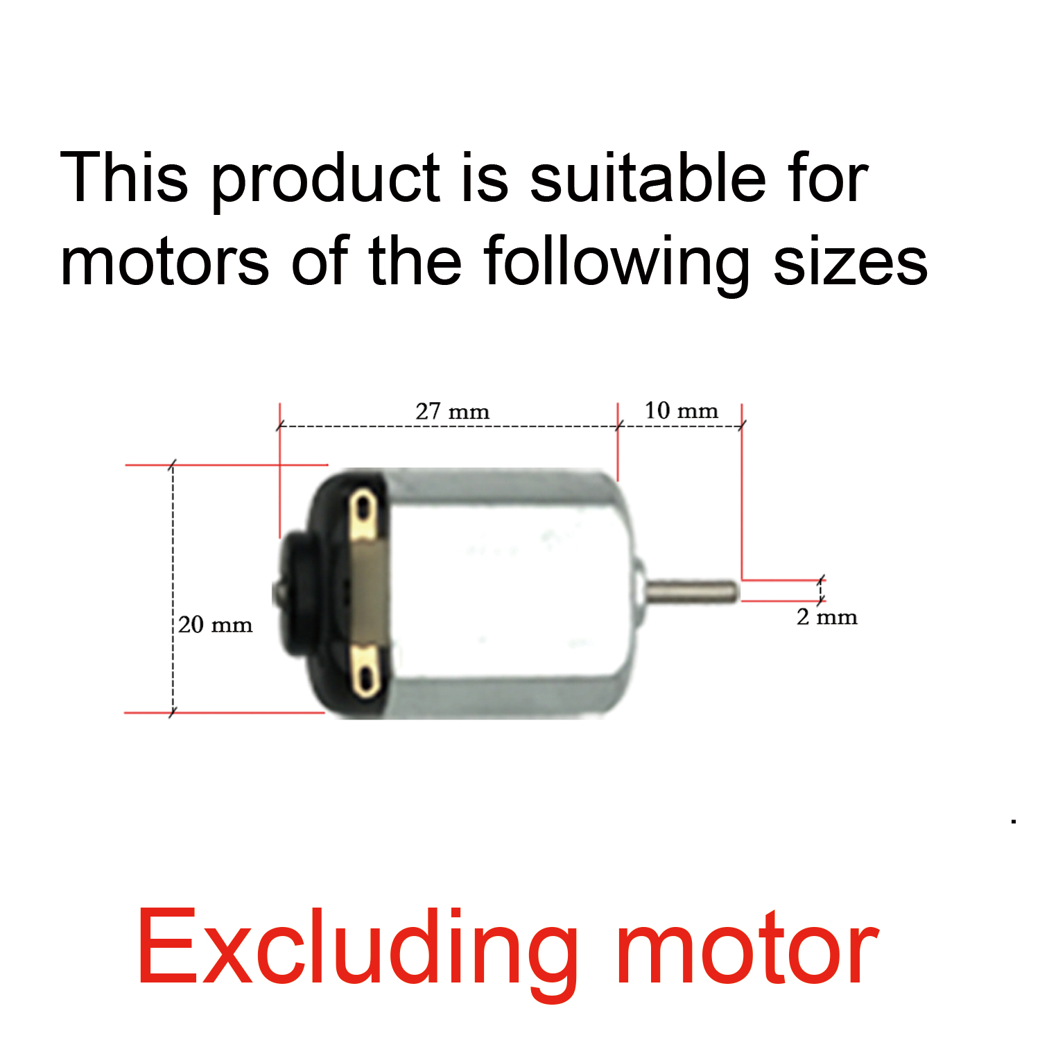 130 Solderless DC Motor Clamp for toys motors diy hobby motor kit Mini ...