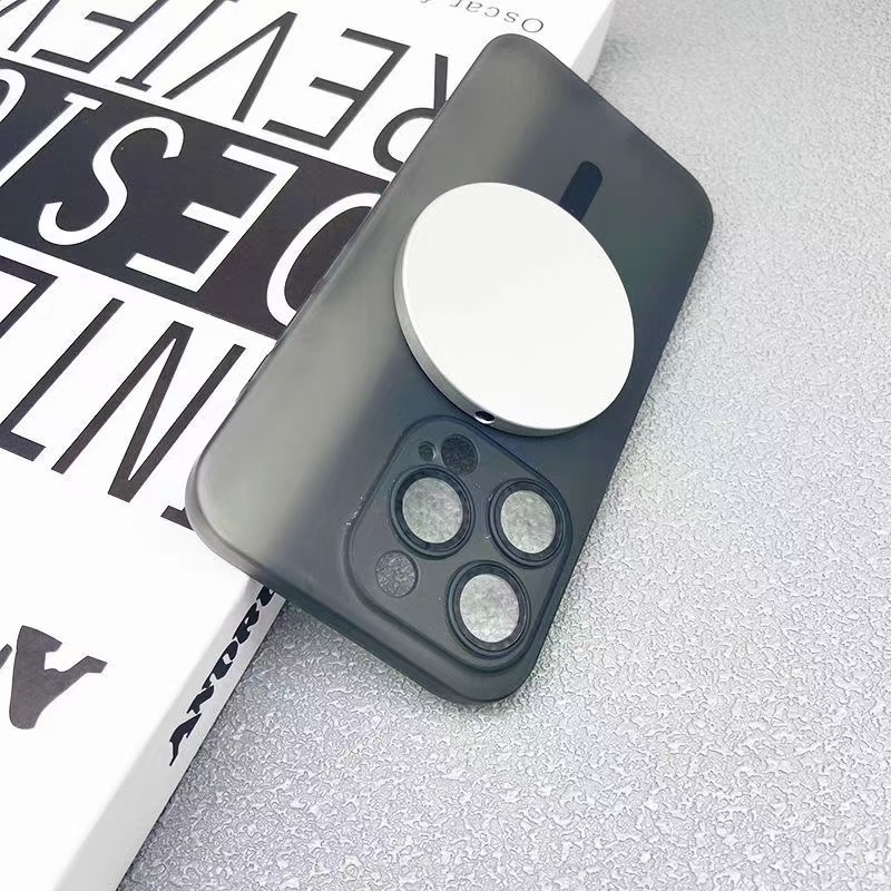 Frosted Magnetic PC Case for iPhone 16 15 14 13 12 11 Pro Max 16 15 14 ...