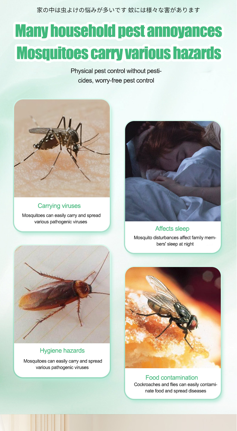 Mosquito Repellent Gel Plant-based Formula Cockroach/Flies/Lizard/Pest ...