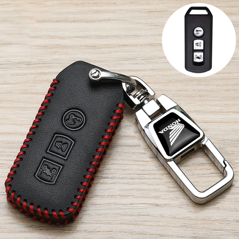 Genuine Leather Remote Key Case For Honda SH Mode/SH 125-150/SH150(vn ...