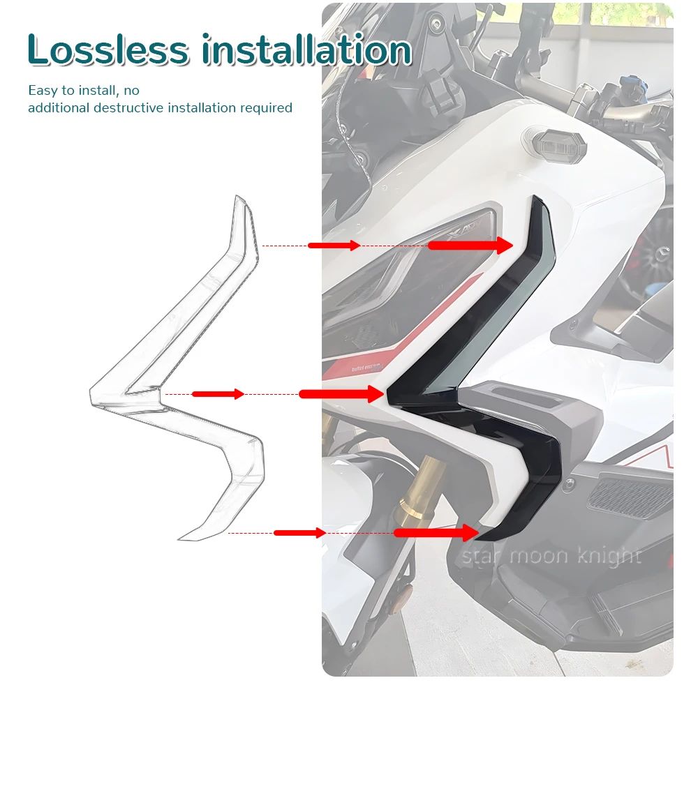 Wind Shield Fairing Deflector For Honda X-ADV 750 X ADV750 XADV 750 ...