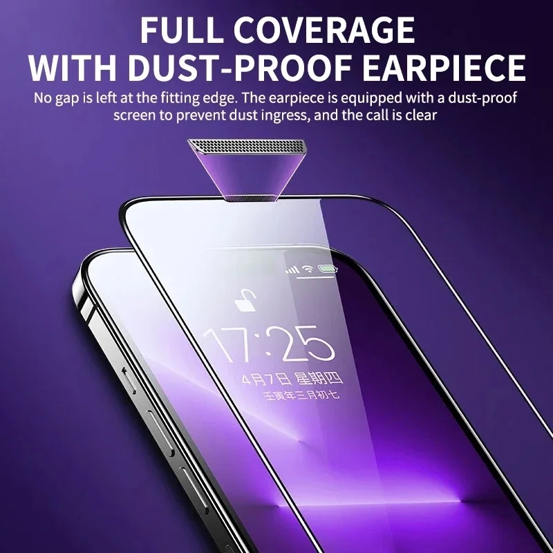 Easy Install Kit Privacy Glass Screen Protector for IPhone 15 Plus 16 ...