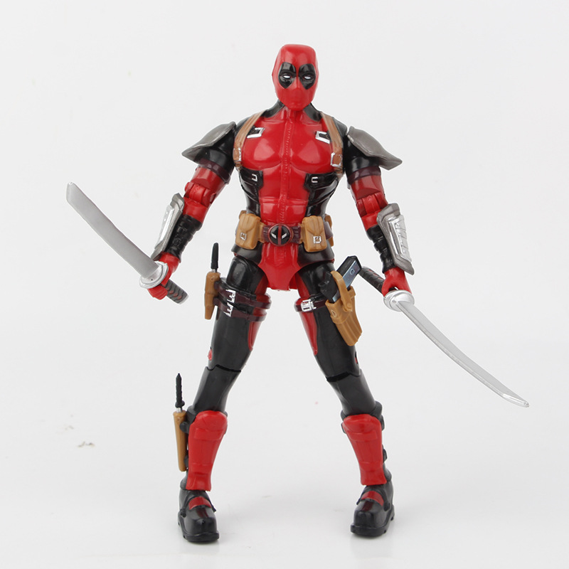 Movie Deadpool 3 Action Figures Deadpool & Wolverine Super Hero Movable ...