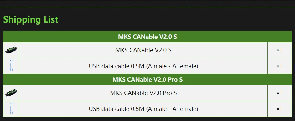 Makerbase CANable 2.0 SHELL USB to CAN adapter analyzer CANFD slcan SocketCAN CANdleLight ...
