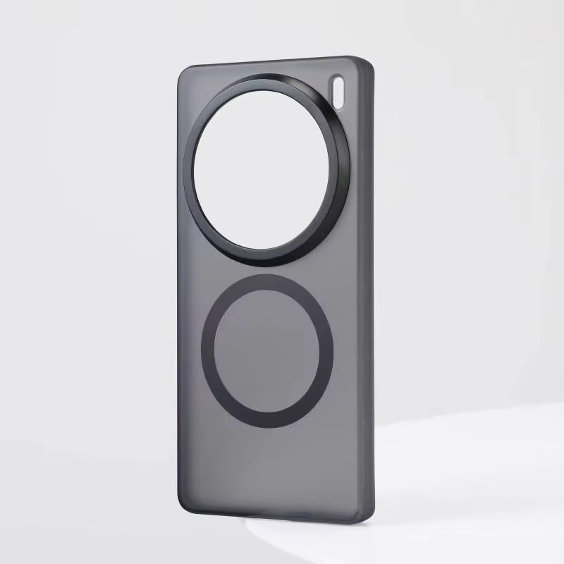 Magnet Frosted Case For Vivo X200 X100 X100S Pro Mini X100 Ultra Wireless Charging Metal Lens ...
