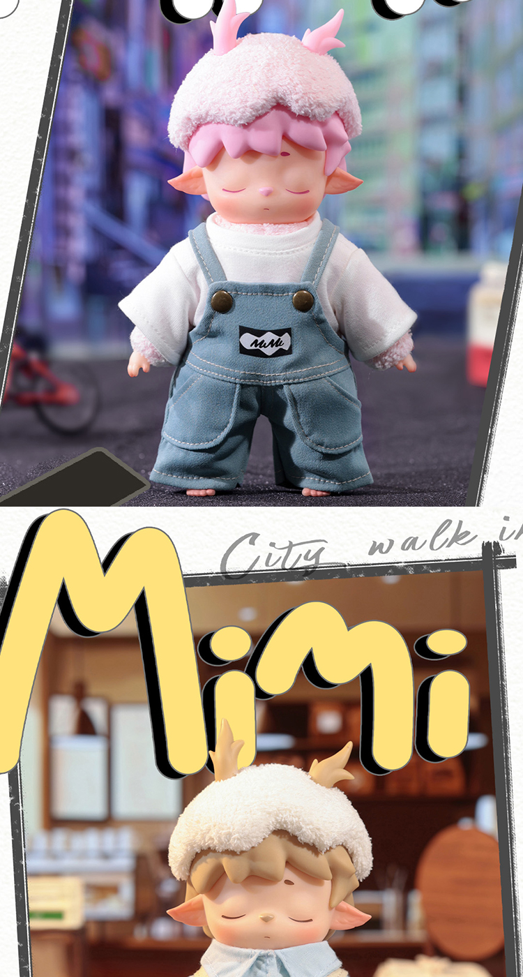 Heyone Mimi's City Walk Series Vinyl Plush Figure Blind Box | Shopee ...