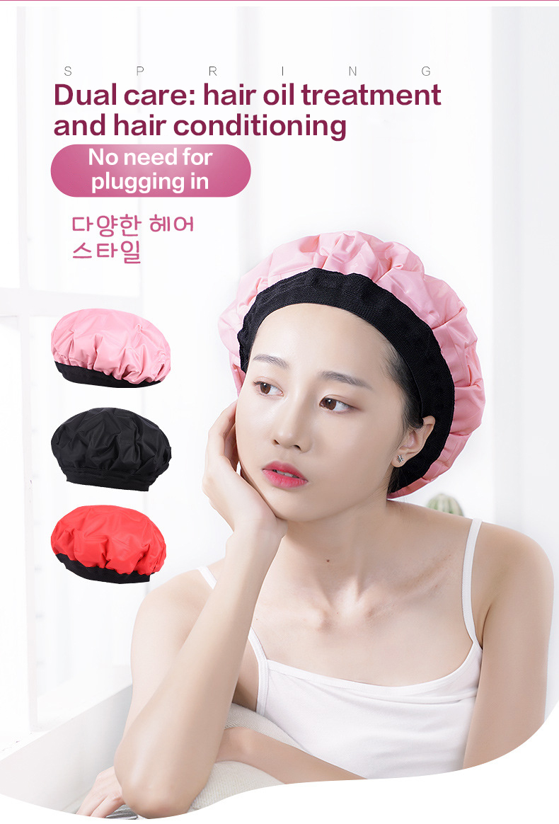 Unplugged Heating Cap Hair Film Evaporation Cap Heating Steam Cap For ...