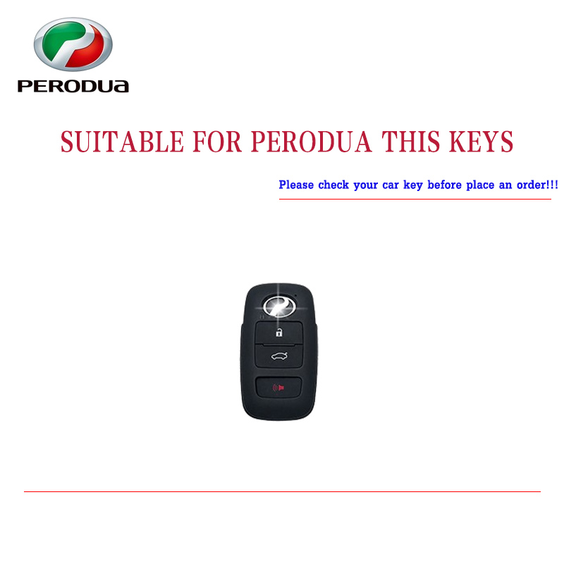 Perodua 4 Buttons Car Key Cover Compatible With Perodua Ativa/Myvi 2022 ...