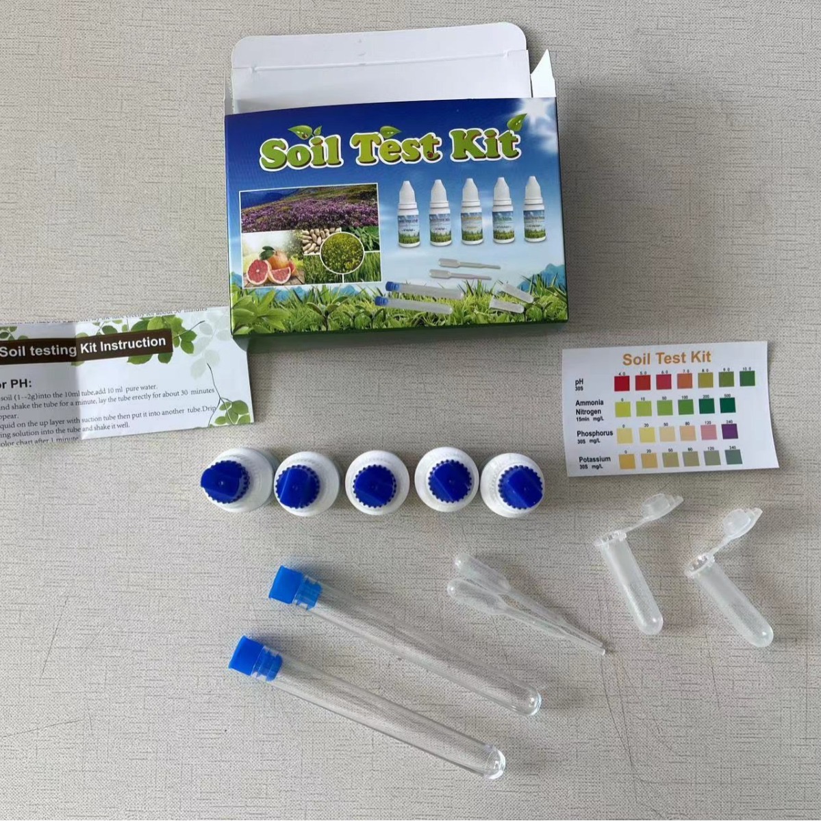 Soil tester PH Meter Ammonia Nitrogen Meter Soil PH Test Solution ...