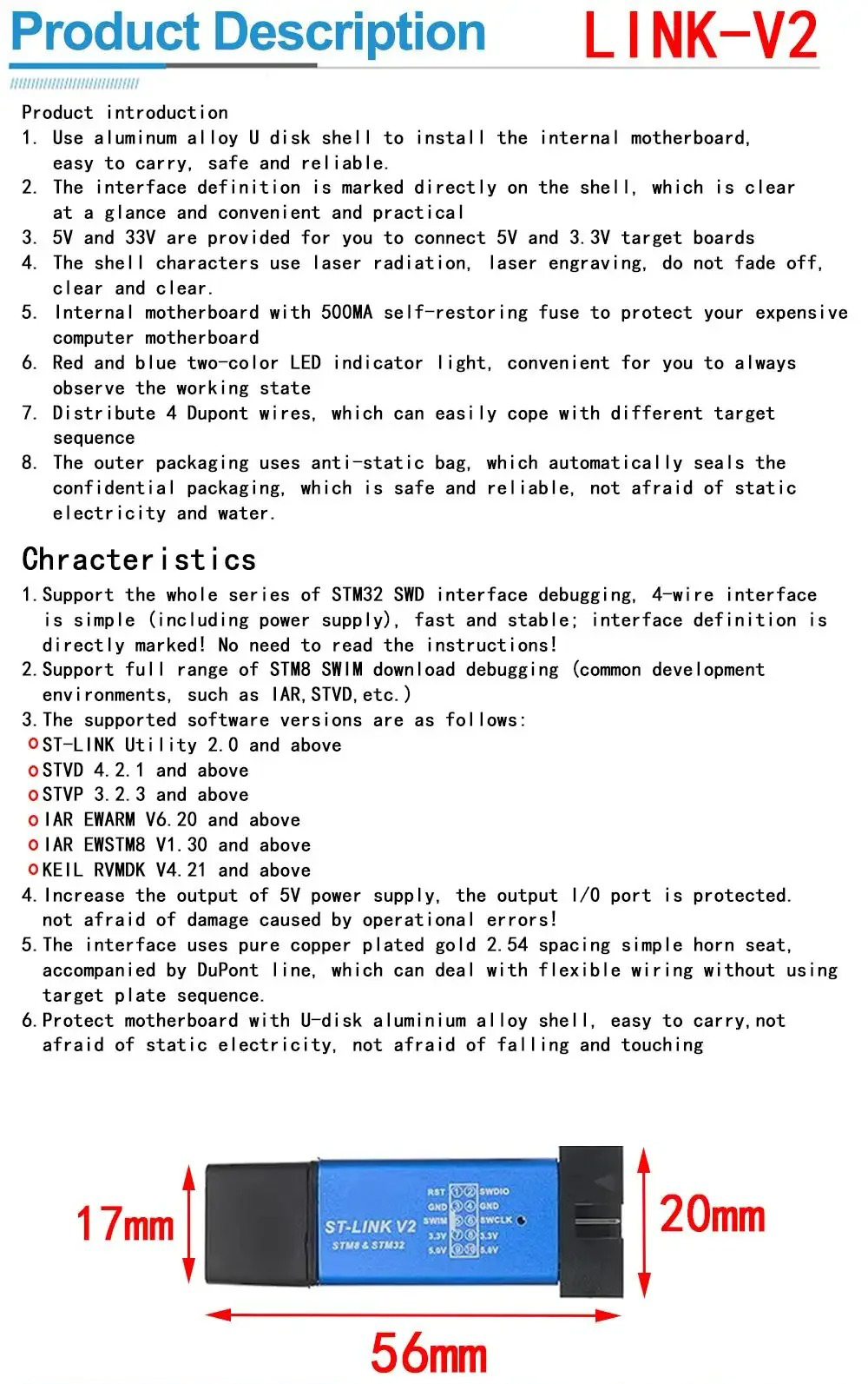 STM32F103C8T6 CH32F103C8T6 ARM STM32 Minimum System Development Board ...