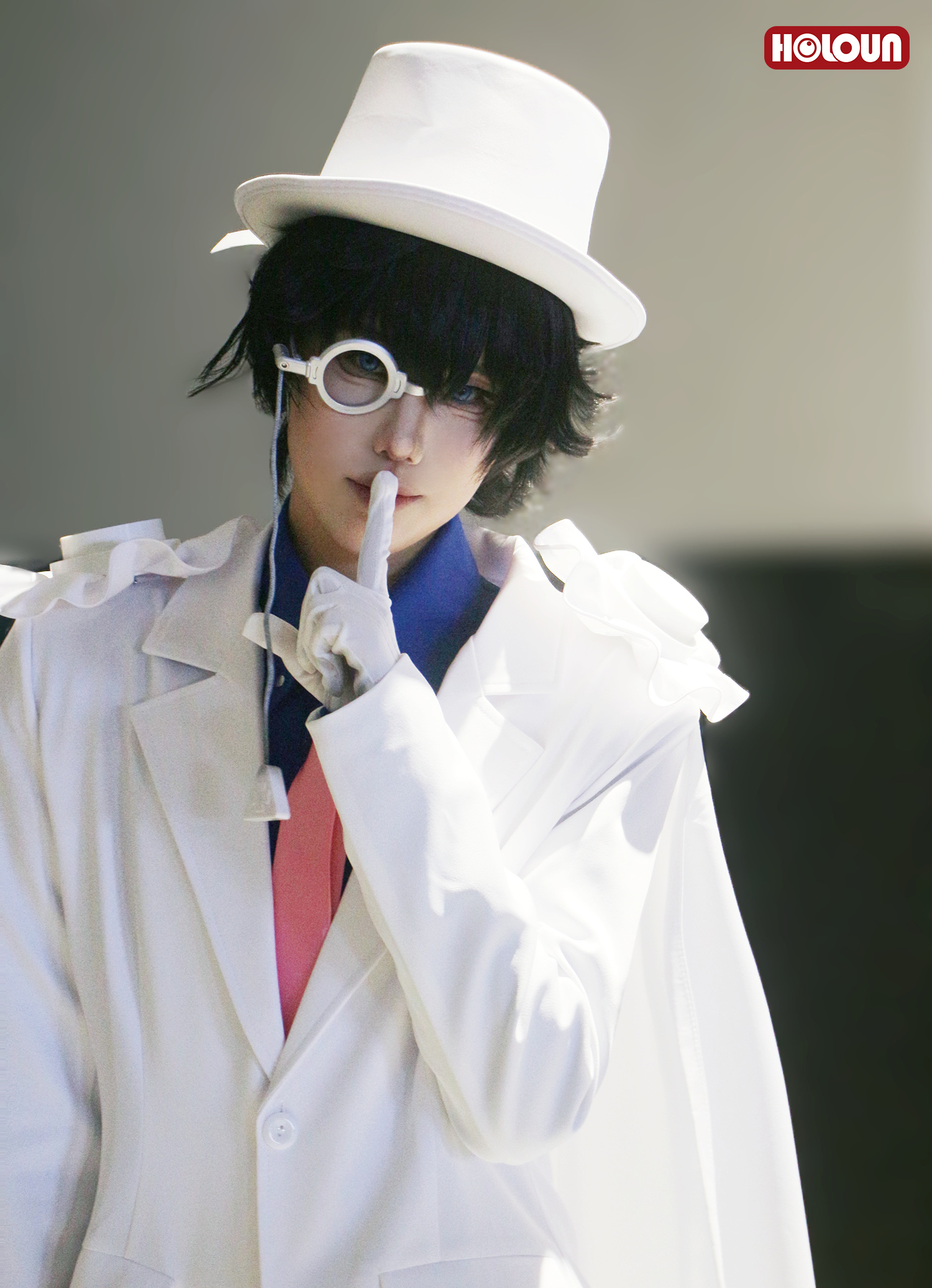 Holoun Kuroba Kaito Cosplay Costume DETECTIVE CONAN Kaito Kid Uniform ...