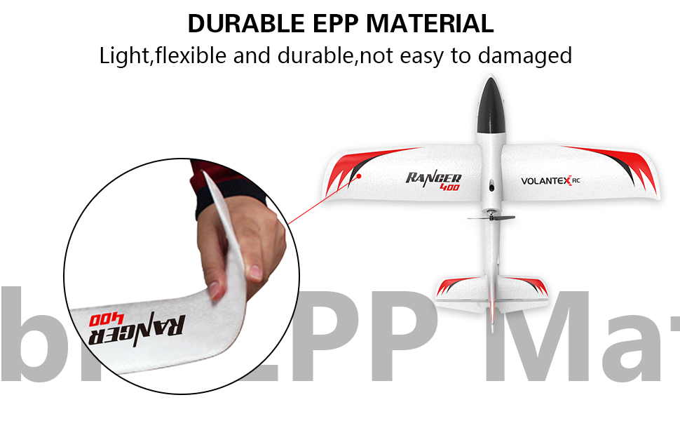 VOLANTEXRC RC Airplane Control EPP Foam 2.4GHz 3Channel Ranger600 Fixed ...