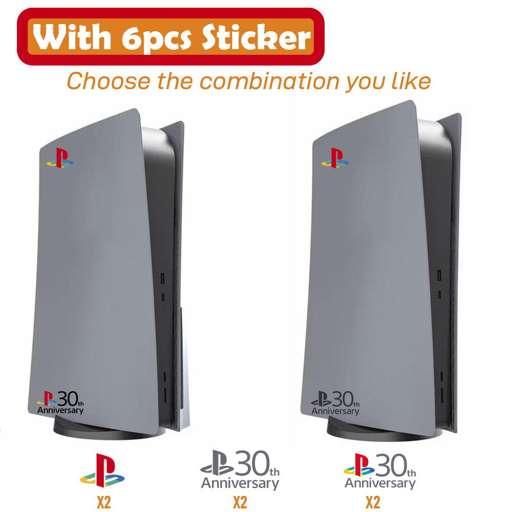 Limited 30th Anniversary for PS5 Slim Faceplate with Logo Sticker ...