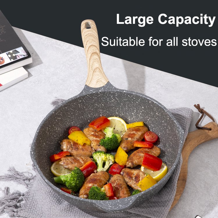 JEETEE 7PCS Non Stick Cookware Set Granite Pan Set Induction periuk ...