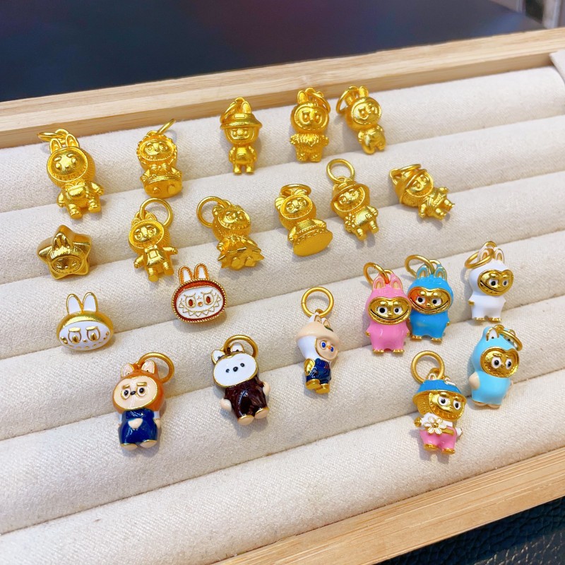 New labubu labubu labubu labubu Mart Sand Gold Copper Gold-Plated High ...