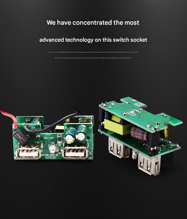 VISWE wall socket wall switch usb socket 3 pin socket universal socket 13a socket 250V,86/146 ...