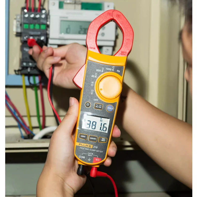 Fluke 319 True RMS Digital Clamp Meter Ammeter,Measuring 1000A AC/DC ...