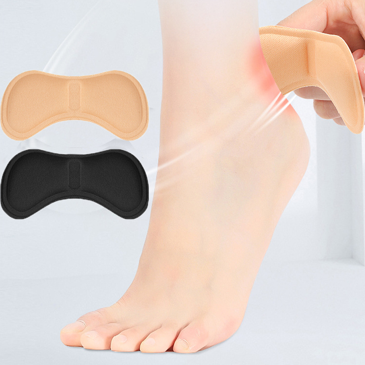 Breathable Shoe Inserts Set - Forefoot Pads Heel Grips Toe Fillers All ...