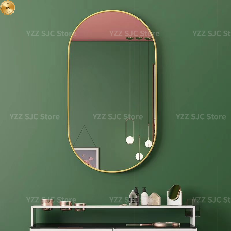 【Local spot】 80cm*50cm Bathroom mirror Makeup mirror Dressing table ...