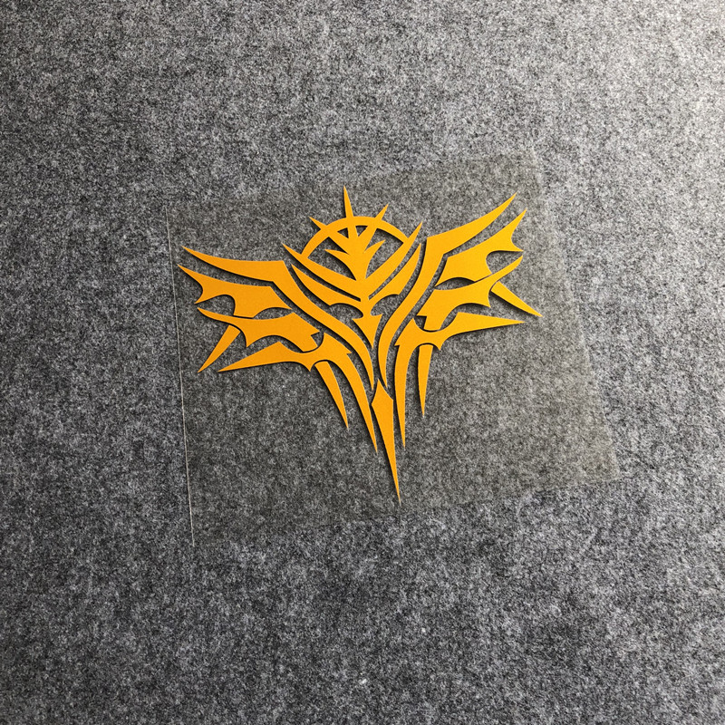 Hollow car sticker Gundam Zeon logo Electric vehicle computer luggage ...