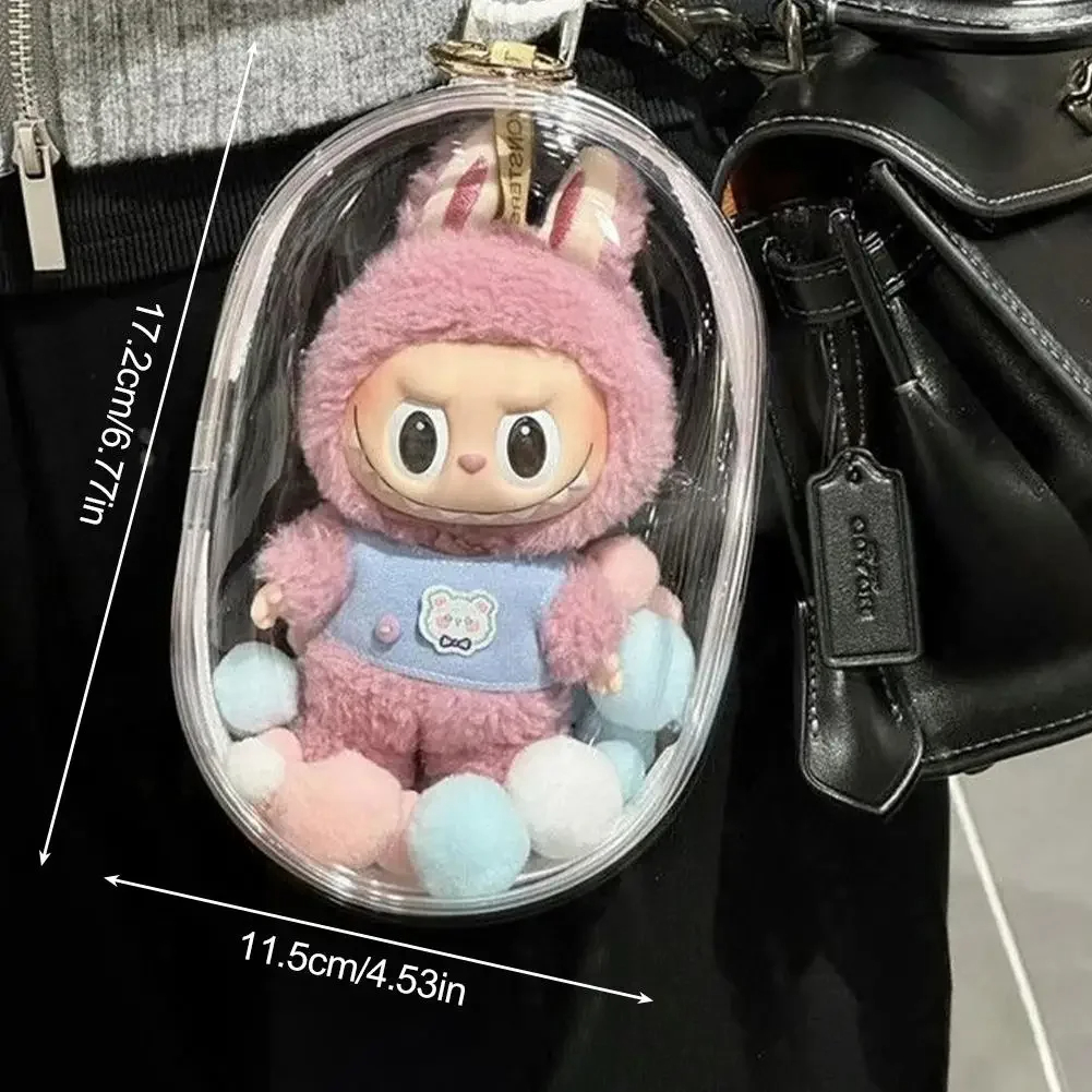 (Local Stock) 2pcs Baby Lulu Pig Doll Display Bag Labubu V2 V1 Cola ...