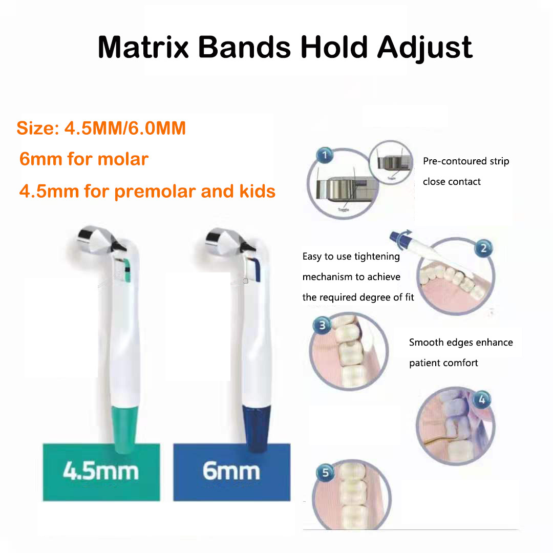 Dental Matrix System Lab Stainless Steel Roll Type Matrix Band Dental ...
