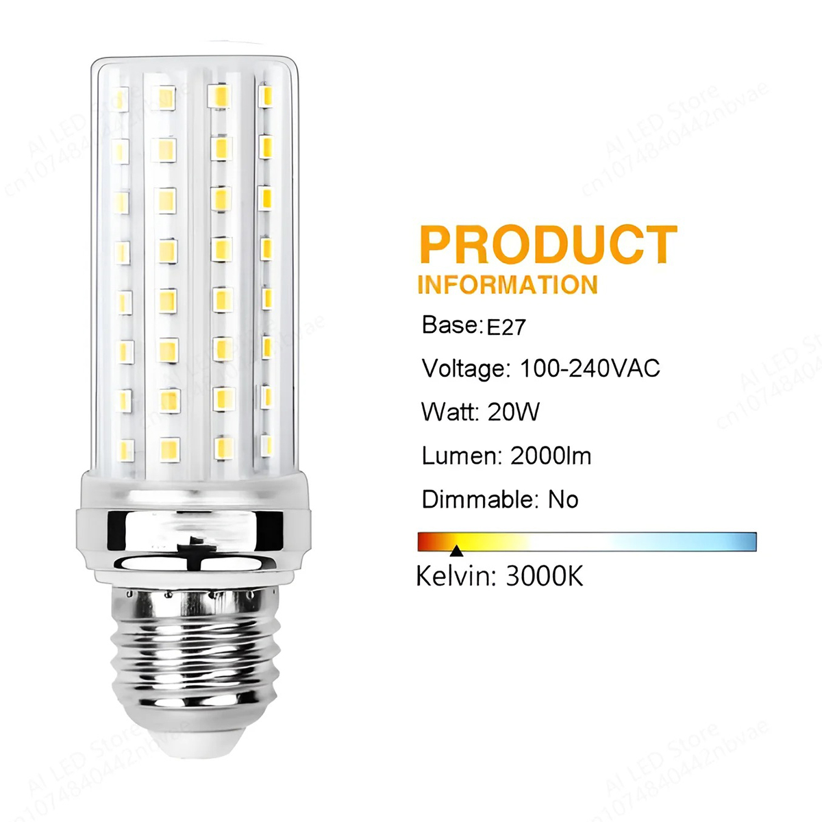 E14 E27 12W 16W 20W 24W Led Corn Lamp 220V Room SMD2835 Chip Home Living Decorative Lamps Bulb ...