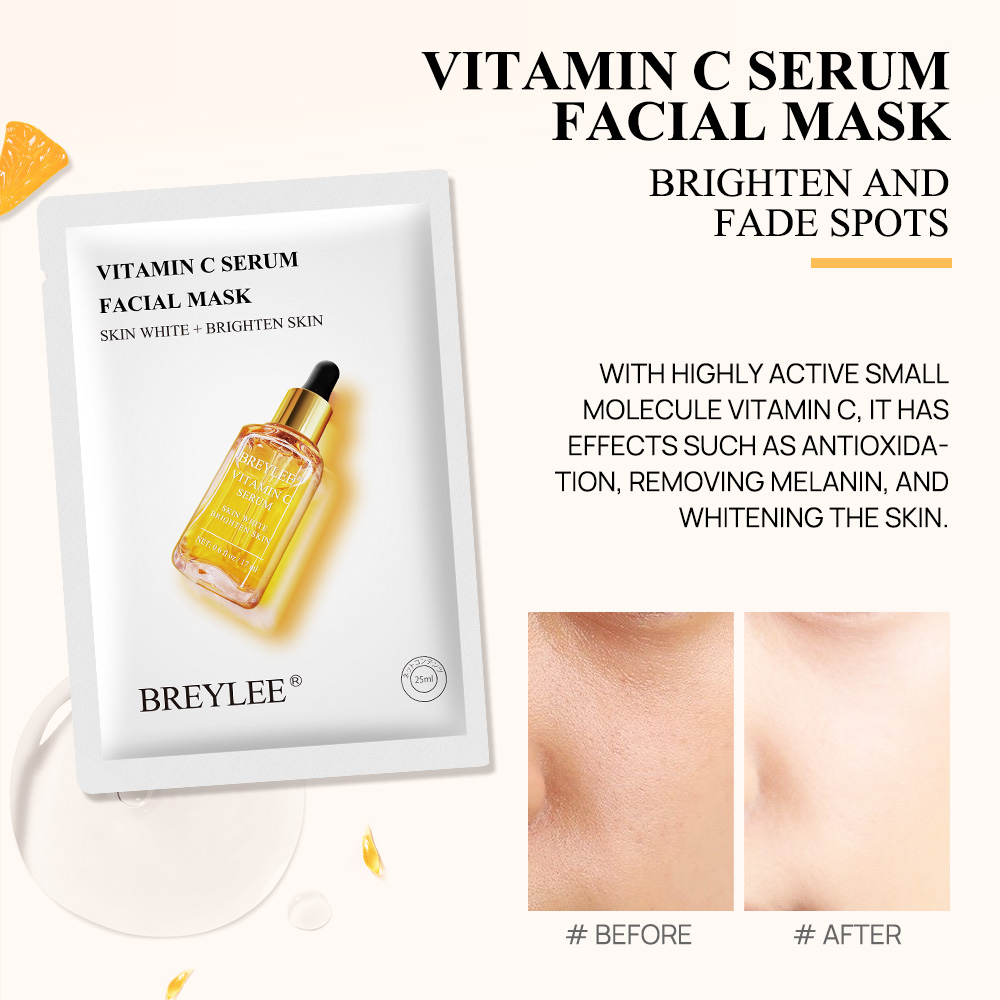 BREYLEE Serum Sheet Mask Face Skincare Moisturizer Wrinkles Firming ...