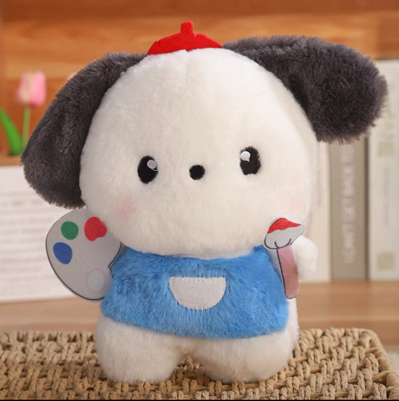 Painter Kuromi plushie toy doll Cute Cinnamoroll plush Cartoon Melody ...