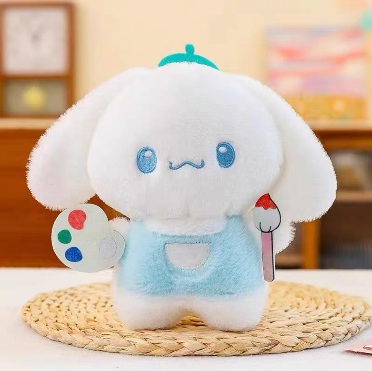 Painter Kuromi plushie toy doll Cute Cinnamoroll plush Cartoon Melody ...