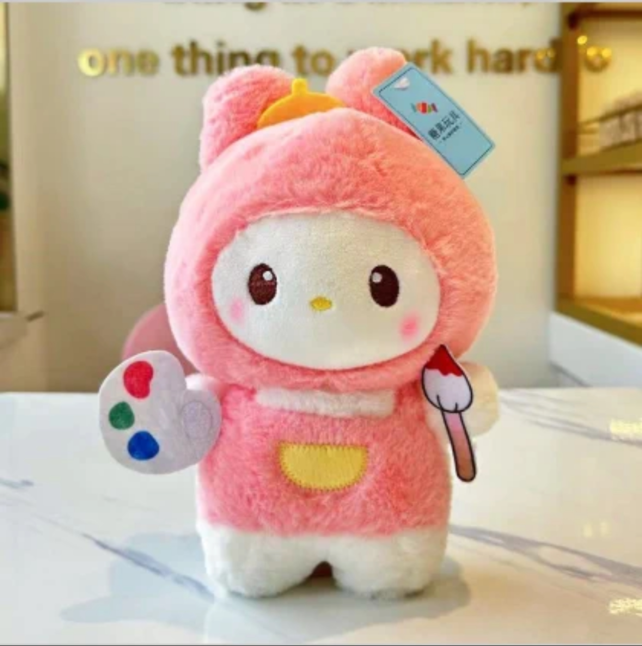 Painter Kuromi plushie toy doll Cute Cinnamoroll plush Cartoon Melody ...