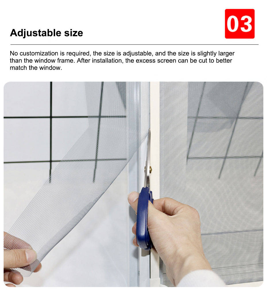 DIY Magnetic Mosquito Net Window Mesh Anti-Insect Fly Bug Mosquito ...