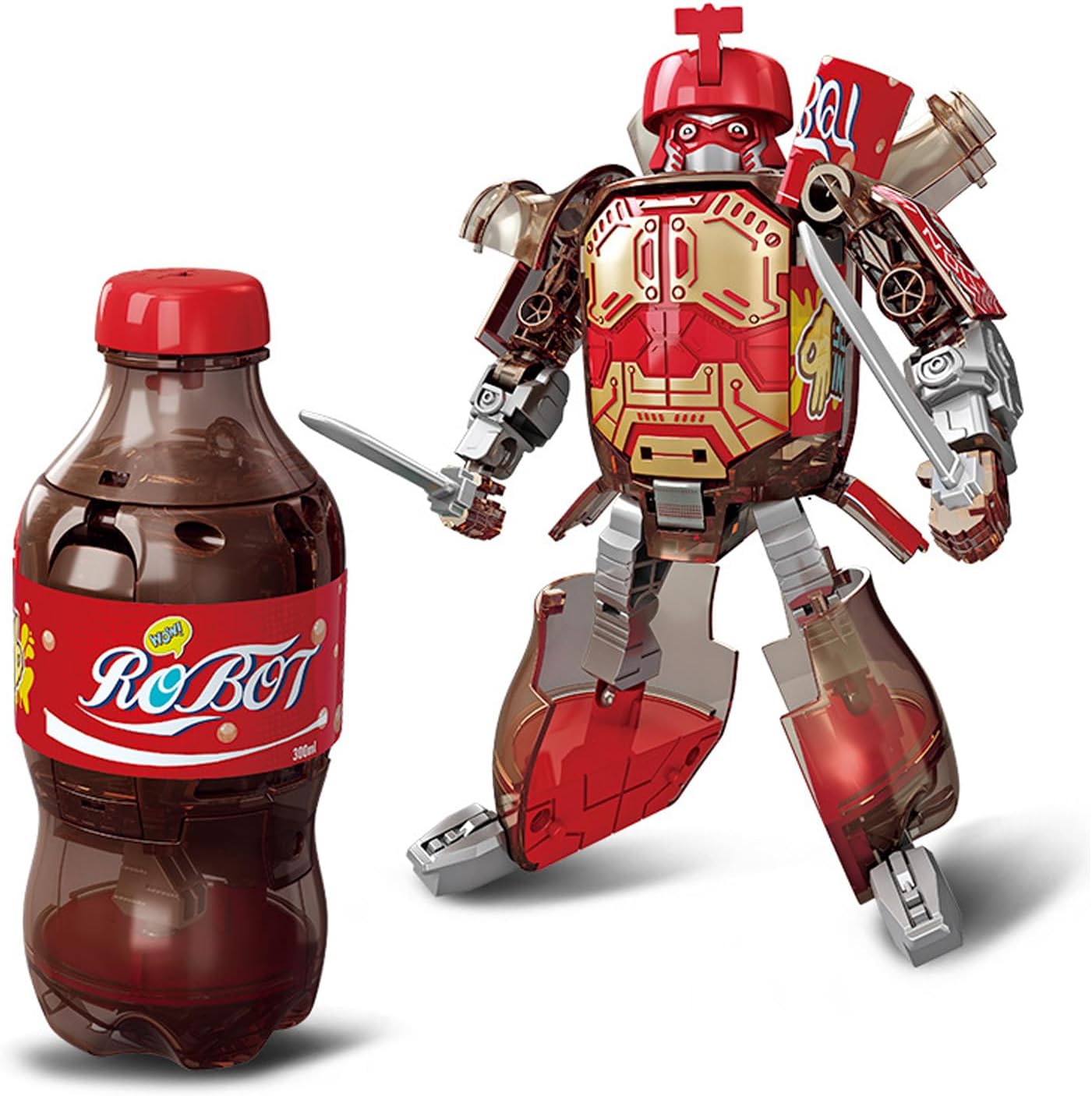 Beverage Bottles Transformer Robot Toys,New Soda Transforming Robot ...