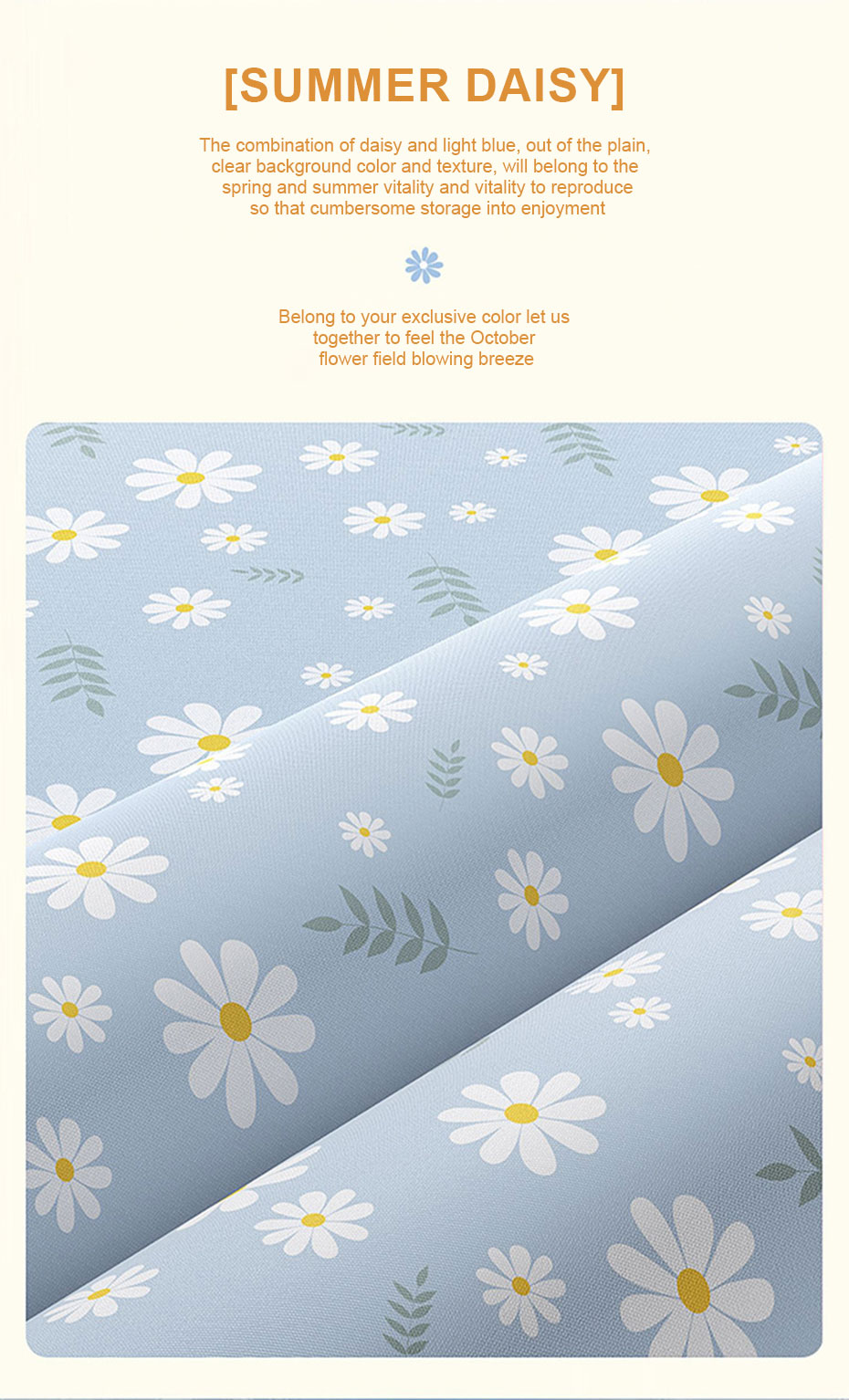 New 180/220L Daisy Storage Bag Large Storage Box Clothes Organizer ...