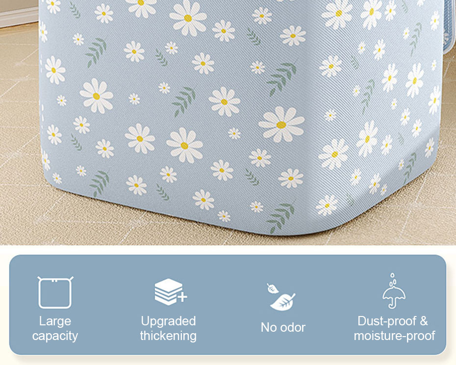 New 180/220L Daisy Storage Bag Large Storage Box Clothes Organizer ...