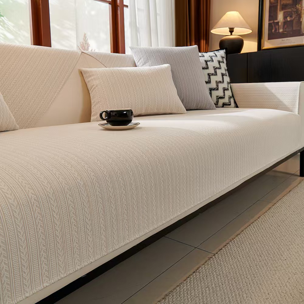 Waterproof Chenille Universal Sofa Cover Mat Non-Slip Couch Cover Towel ...