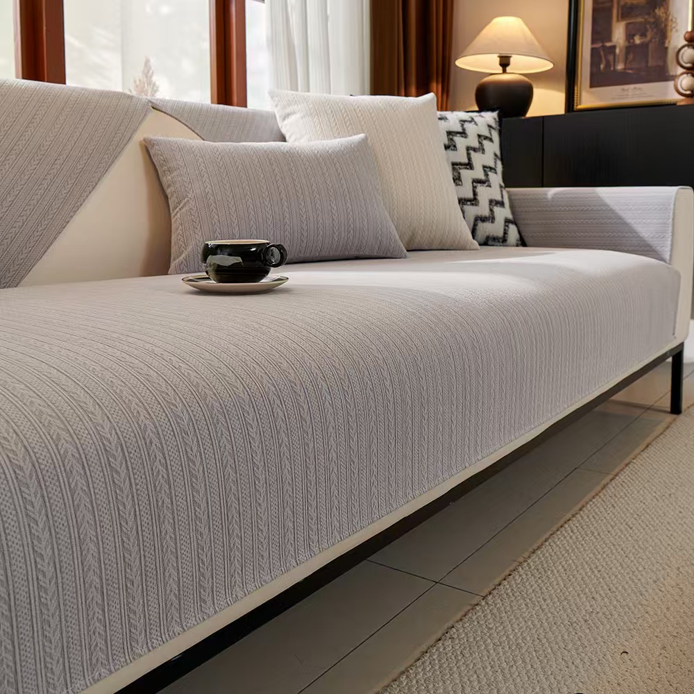 Waterproof Chenille Universal Sofa Cover Mat Non-Slip Couch Cover Towel ...