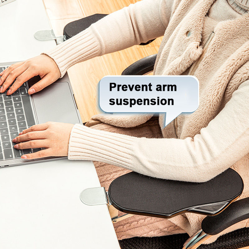 *Rotating* Computer Arm Rest Adjustable PC Wrist Rest Extender Desk ...