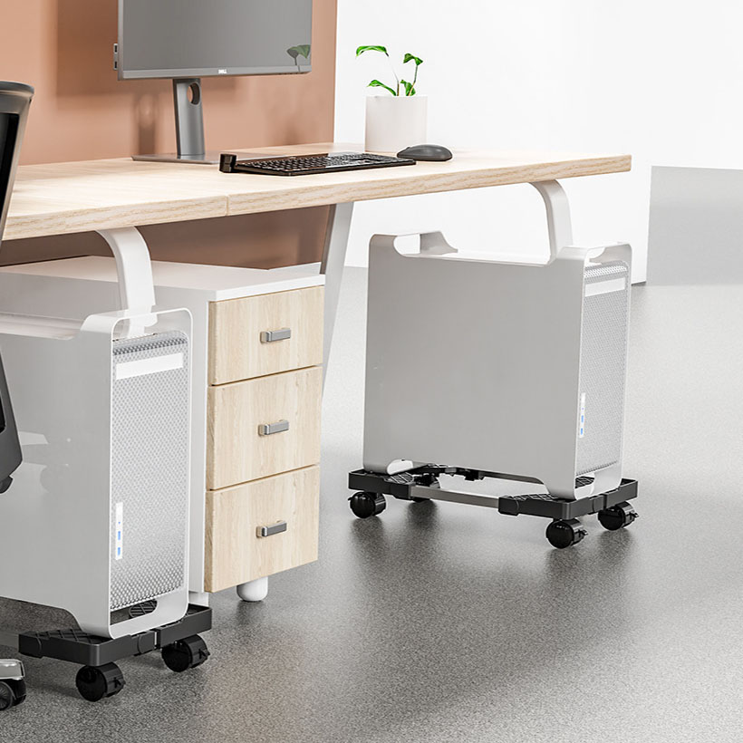 Computer CPU Stand Base 360 Rotating PC Tray Desktop Rack Computer Case ...