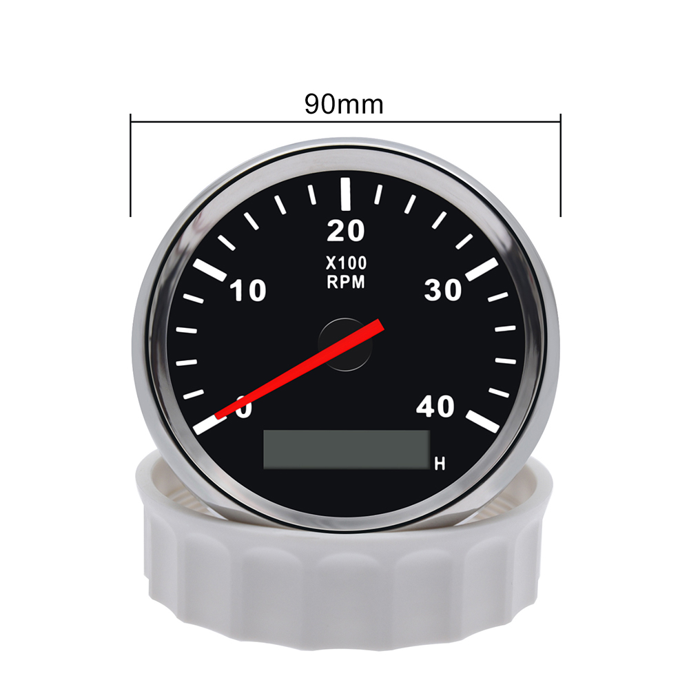 85MM 3000-8000RPM Tachometer + M18 Tachometer Sensor Gasoline Diesel ...