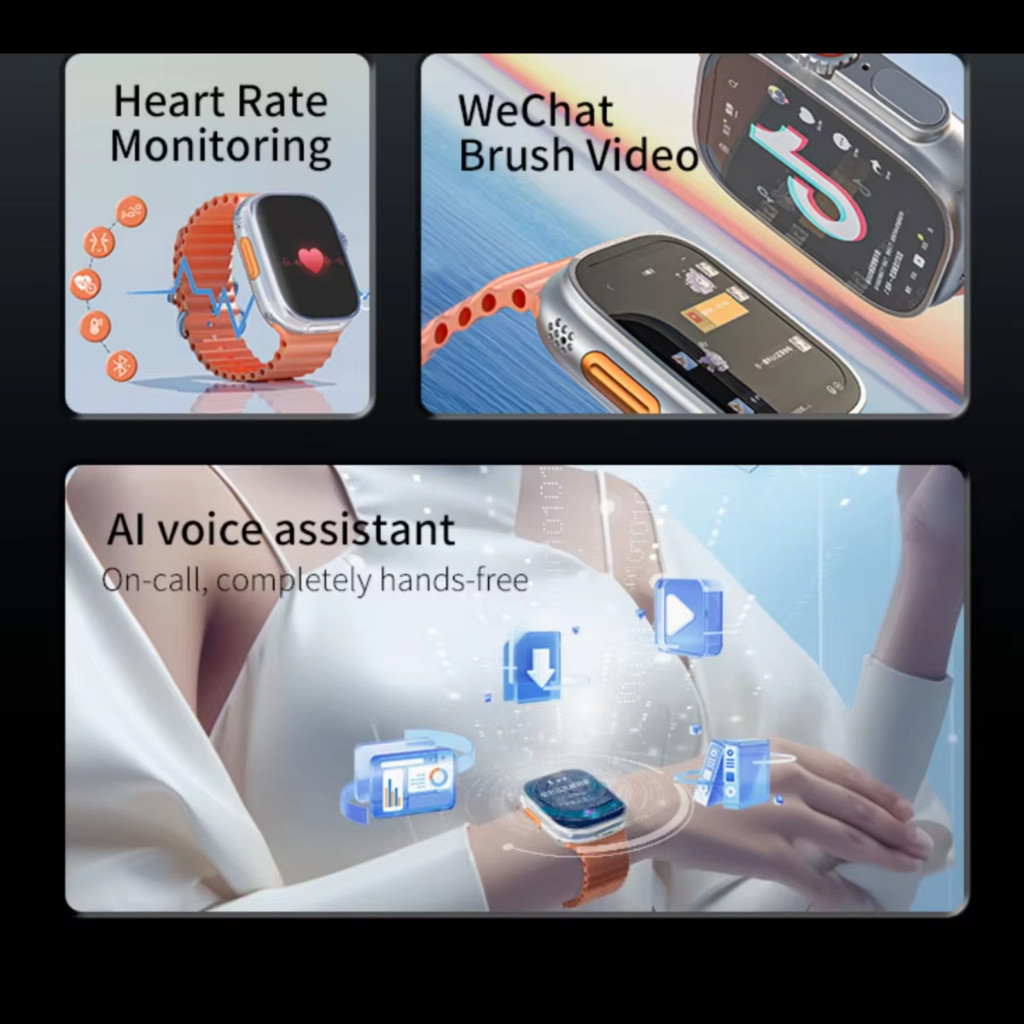 S10 Ultra MAX Smartwatch 4G Android 10.0 180° Rotary camera 256GB ROM ...