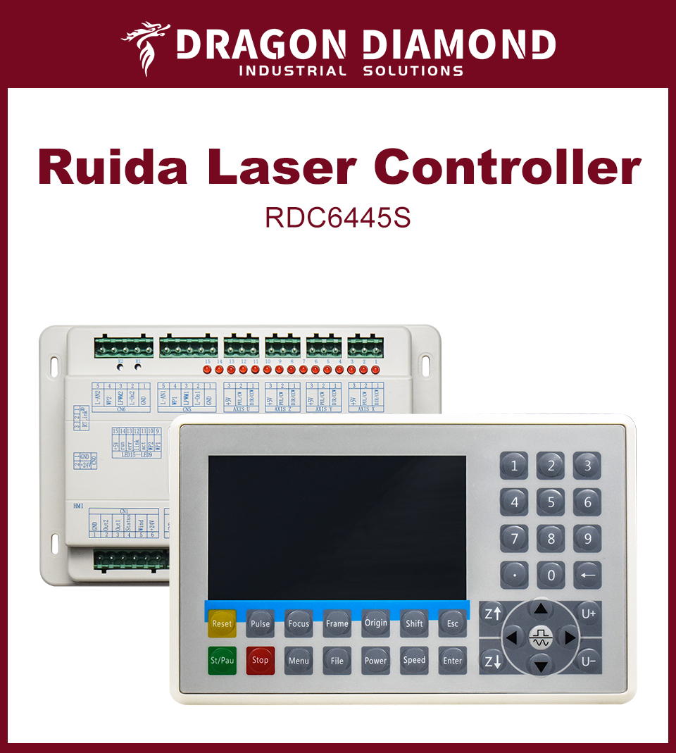 Dragon Diamond Original Ruida Co2 Laser Controller DSP System RDC6445S ...