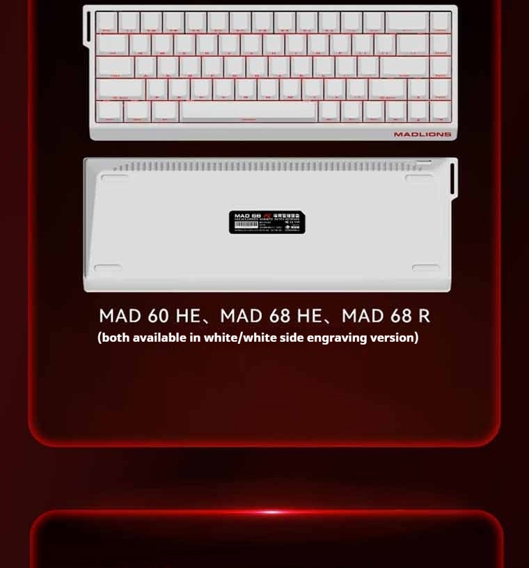 FGG MAD 60/68HE Eesports magnetic axis keyboard with streamlined ...