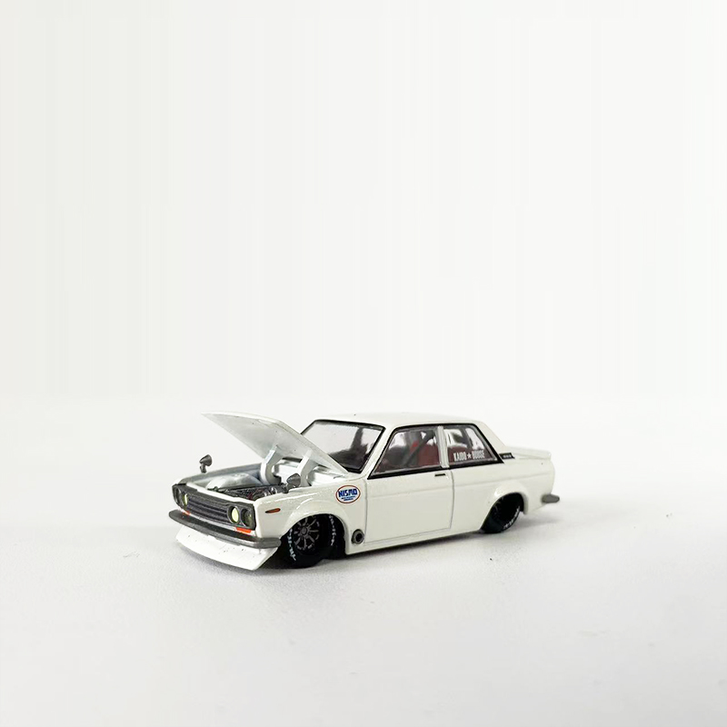 MINIGT+Kaido House 1:64 Model Car Datsun 510 Street Nismo V2 Alloy Open ...