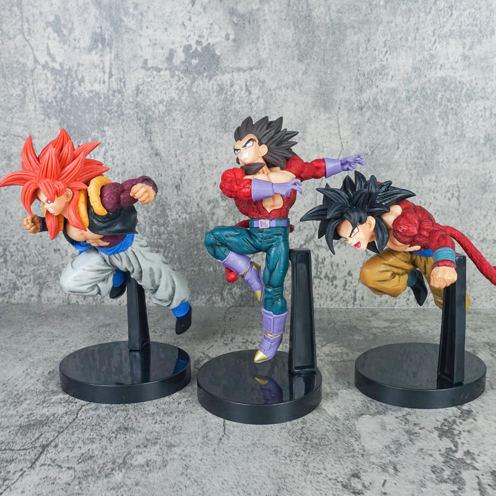 17-20cm Anime Dragon Ball Z Figure Son Goku Vegeta Gogeta Kakarotto ...