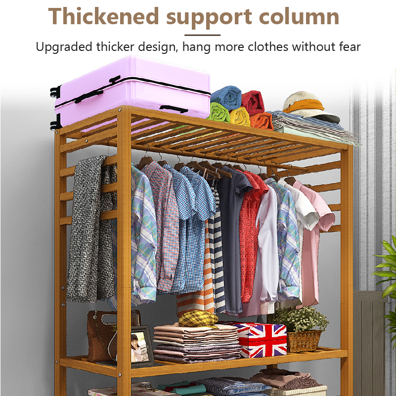 MY Home Wardrobe Clothes Almari Baju Murah Moveable Wardrobe Cabinet ...