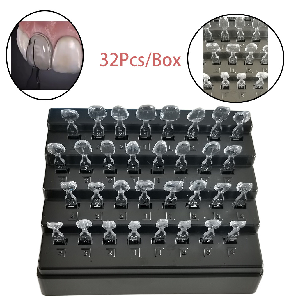 30PCS/32pcs/set Dental Mould Kit For Composite Resin Veneers Light Cure ...