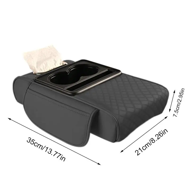 (Local Stock) 4IN 1 Car Armrest Storage Box Car Center Console ...