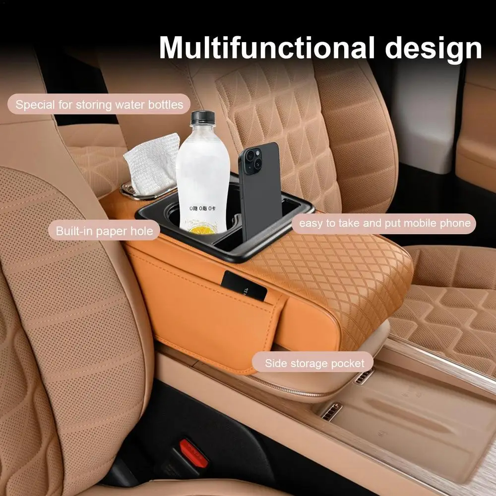 (Local Stock) 4IN 1 Car Armrest Storage Box Car Center Console ...